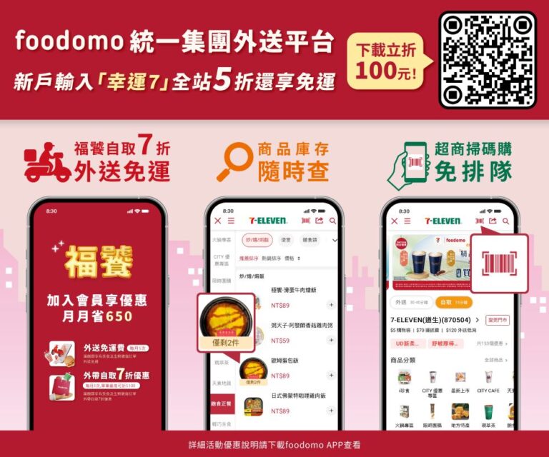 foodomo優惠 ｜最新優惠代碼/新戶優惠/信用卡優惠一次看！