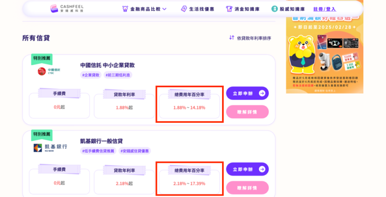 APR 是什麼？如何計算？信用貸款總費用年百分率破解低利率迷思 - CashFeel 安錢感